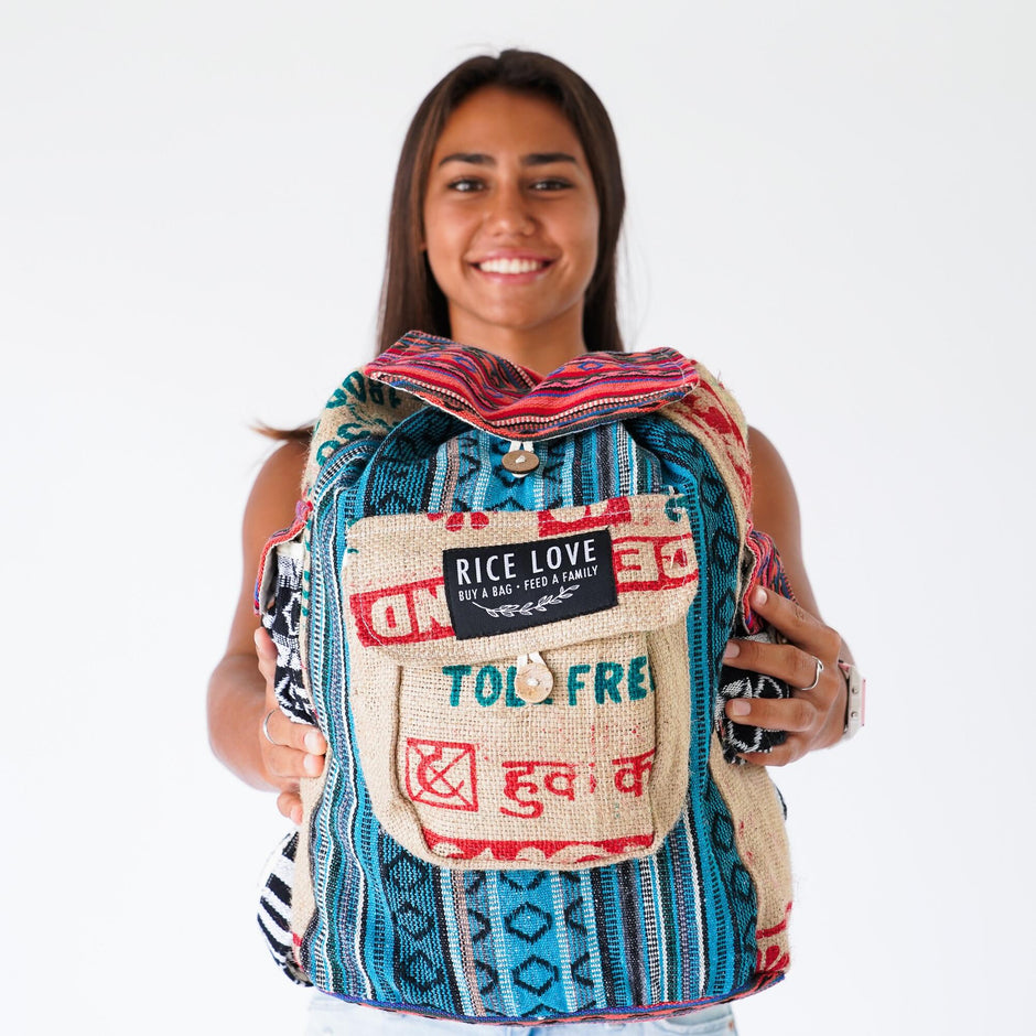 Handcrafted Backpacks That Give Back | Rice Love